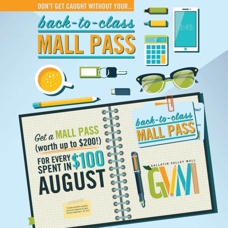 Back to Class Mall Pass | Gallatin Valley Mall